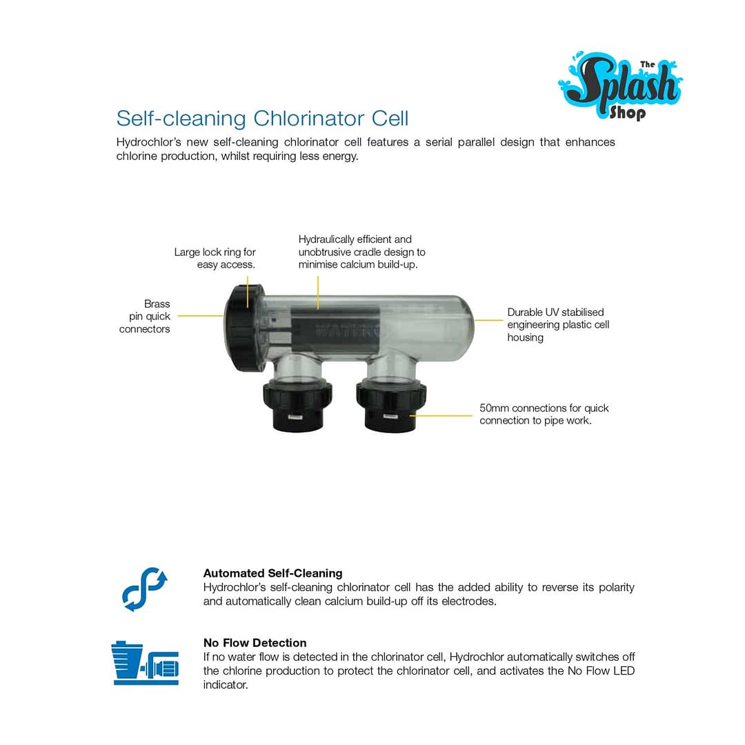 WATERCO Hydrochlor Salt Chlorinator 3000 MK3/30 - The Splash Shop